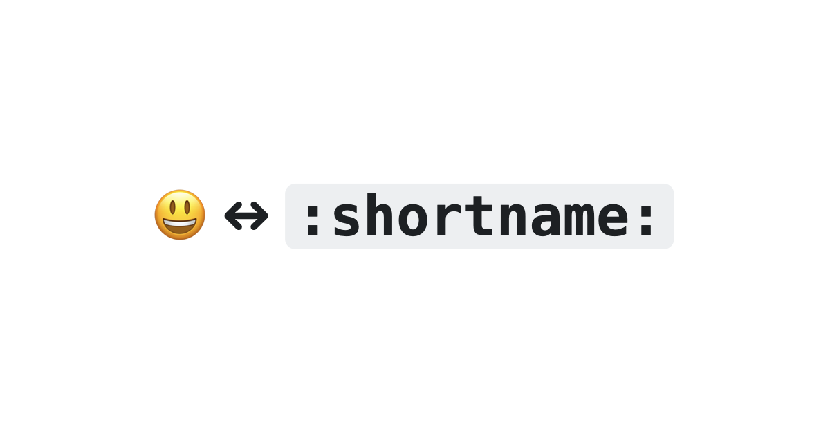 ↔ :shortname: